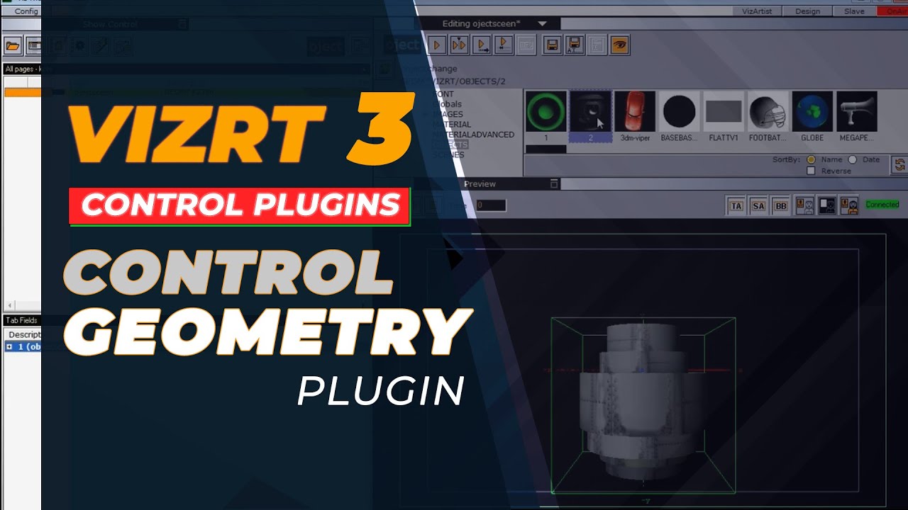 Vizrt Control Geometry Plugin tutorial - YouTube