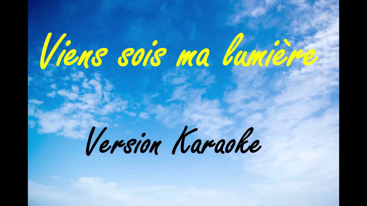 Natasha St-Pier - Viens sois ma lumière - Version Karaoké - YouTube