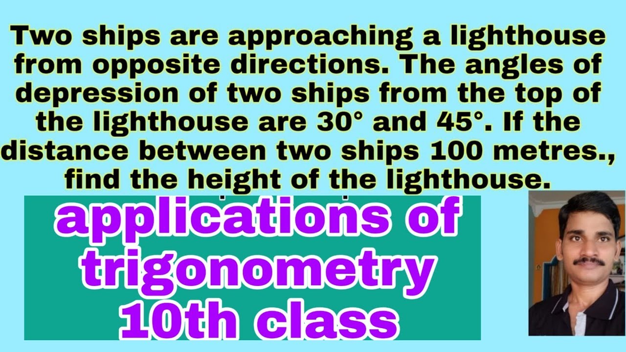 Find the height of the lighthouse - YouTube