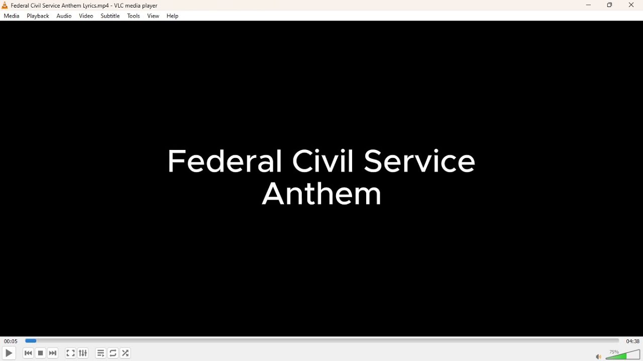 Federal Civil Service Anthem Lyrics - YouTube