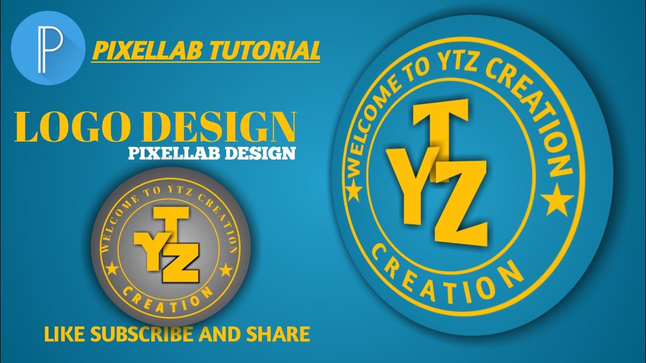 how-to-make-custom-logo-pixellab-easy-youtube