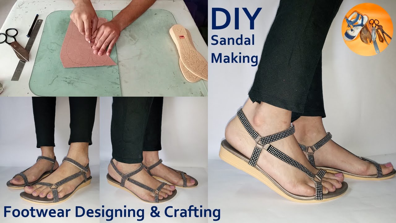 DIY Stylish Handmade Flip Flop Sandal Making with Simple Tools | How to ...