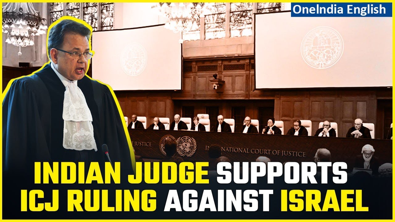 Indian Judge Dalveer Bhandari's Key Role in ICJ Ruling Against Israel ...