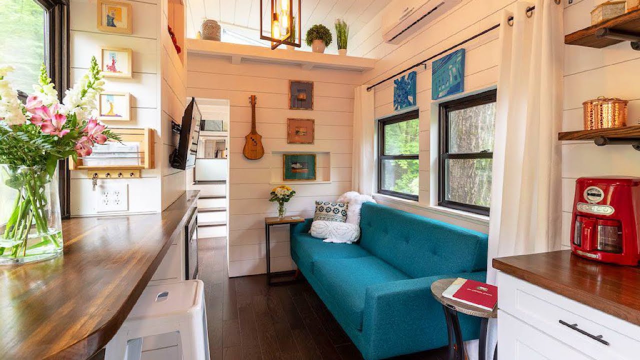 Most Impressive Luminaire Tiny House by Erin Adams - YouTube