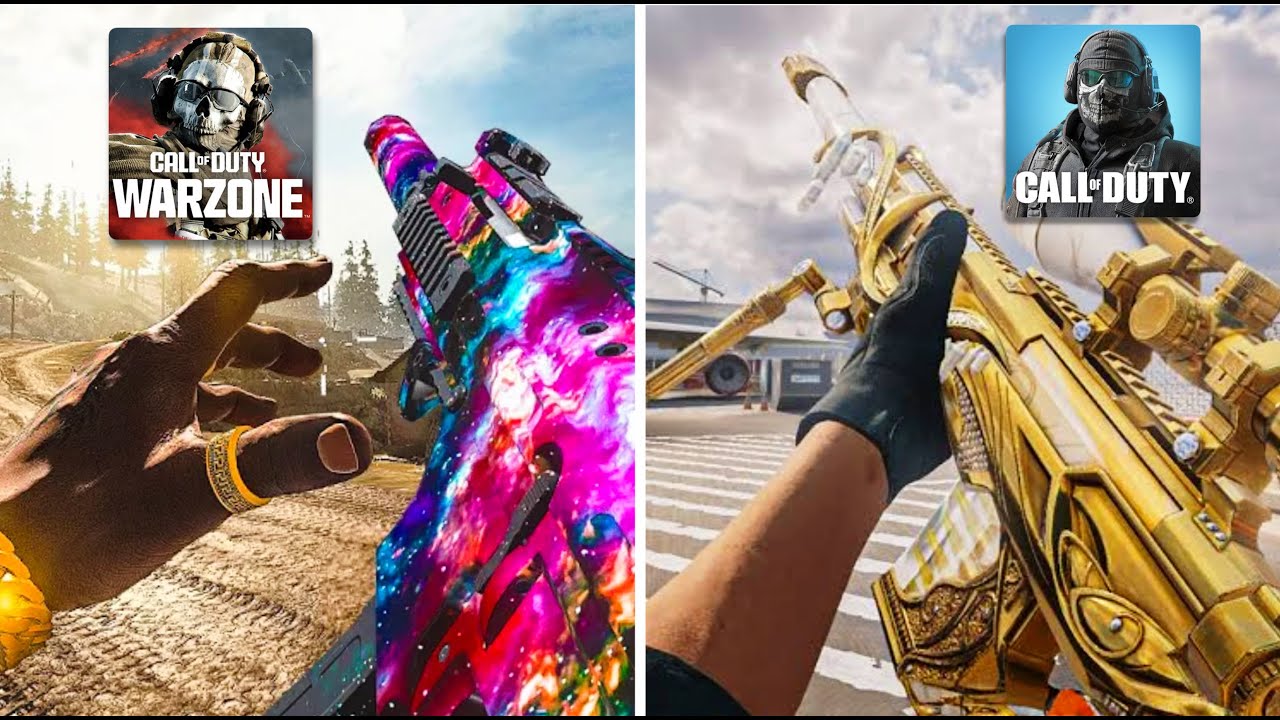 Call of Duty Warzone Mobile VS Call of : Duty Mobile Comparison - YouTube