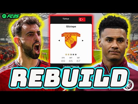 BIR HAYAL GERCEK OLDU GÖZTEPE SAMPIYON // EA FC 25 GÖZTEPE // FC 25 REBUILD