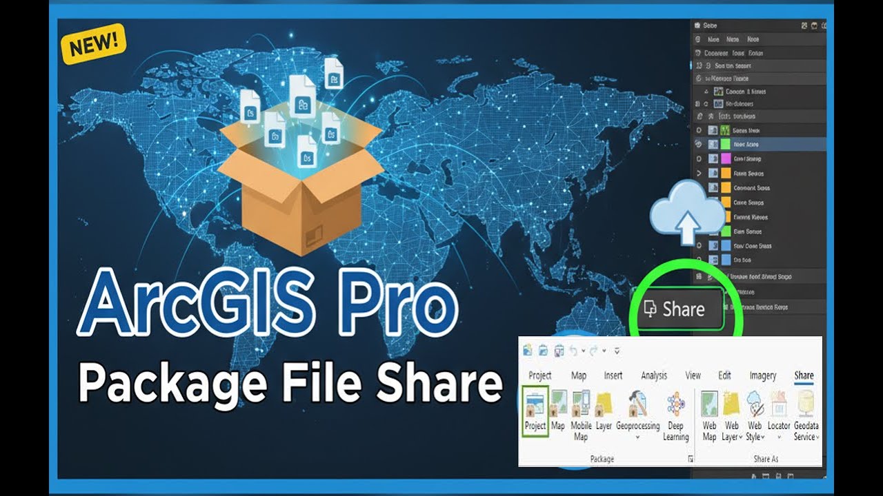 How to Create and Share Package Files in ArcGIS Pro | Complete Tutorial ...