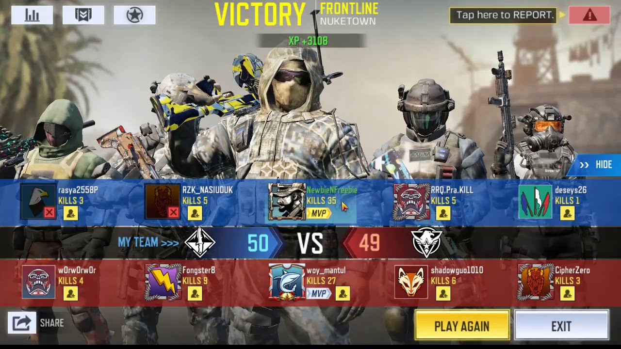 CODM Garena - Android - Fpp Frontline Gameplay - YouTube