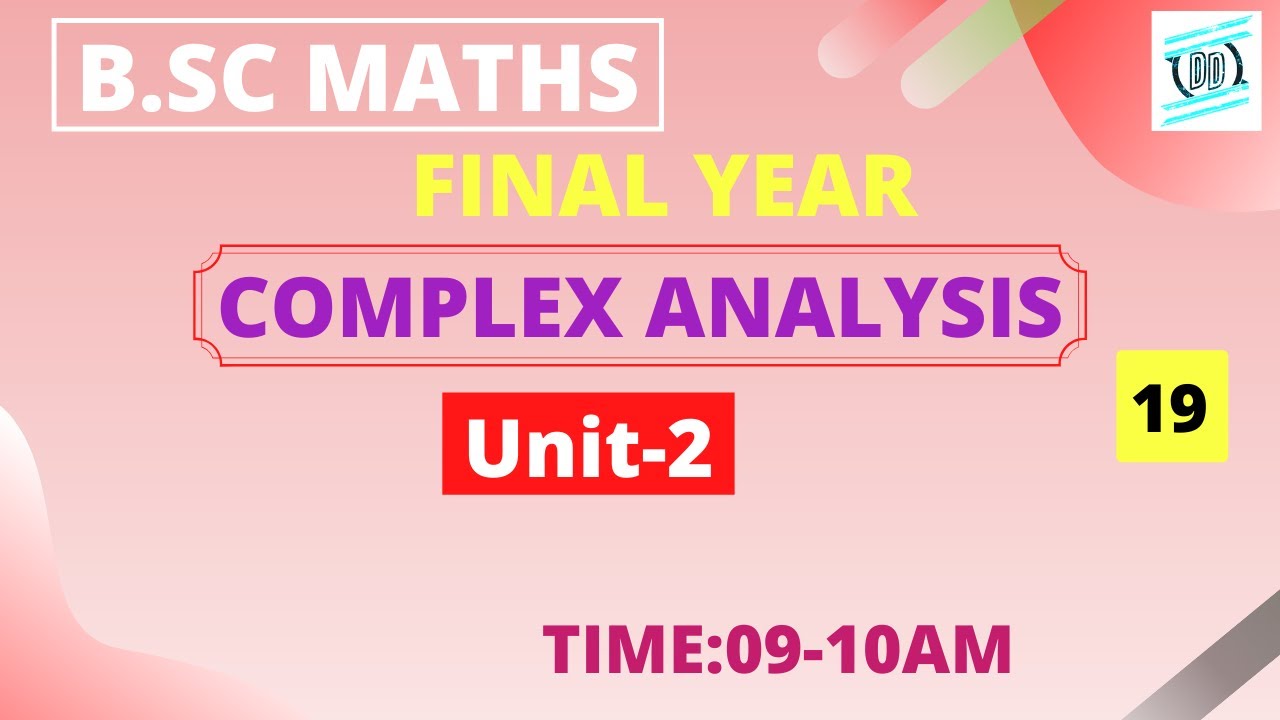 Complex Integration | lect -19 | Analytic Function | UNIT-2 | Complex ...