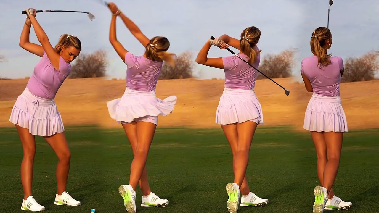 Watch What Happens When Sara Michelle Winter Tries Golf Swing... You ...
