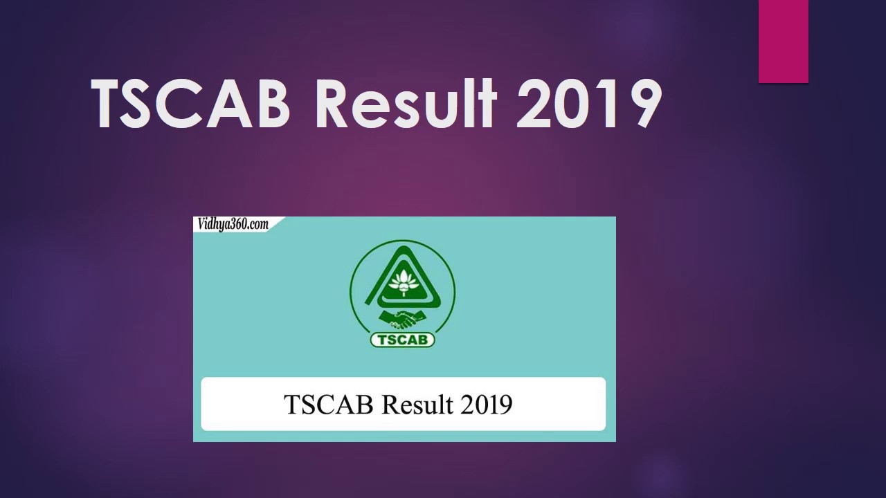 TSCAB Result 2019 | Check TSCAB Staff Assistant Exam Cut Off Marks ...