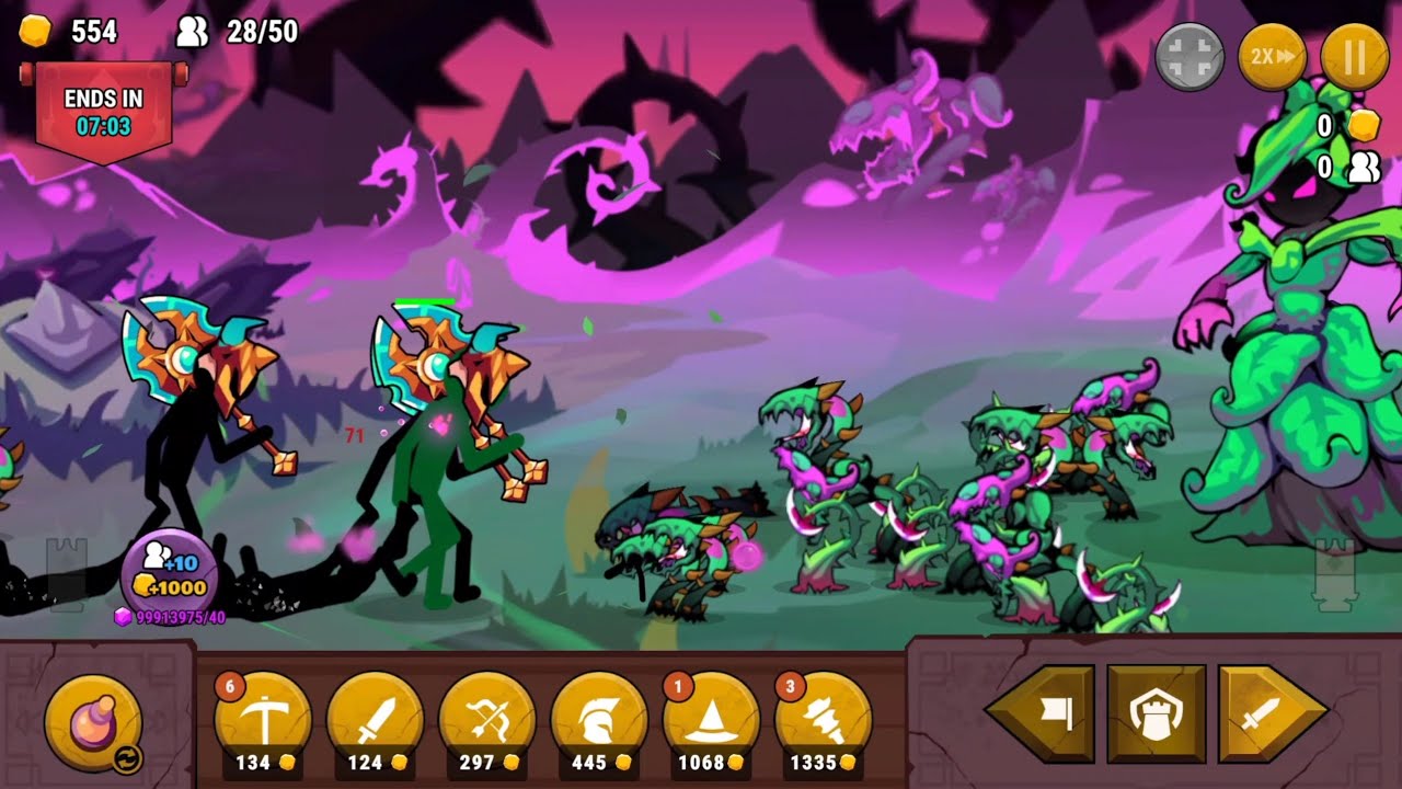 Stickman War Stick War : Legacy Giant Volcano VS All Hero All Boss ...