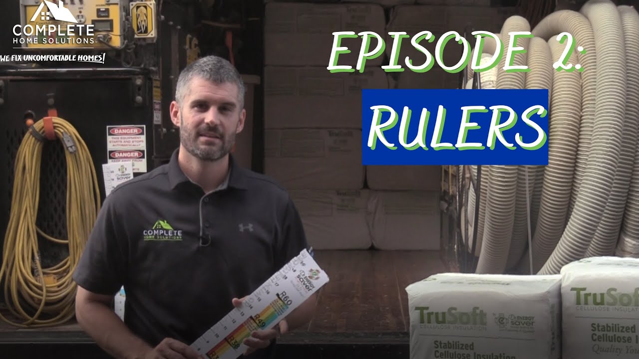 The Advantage of Rulers in Your Insulated Attic - YouTube