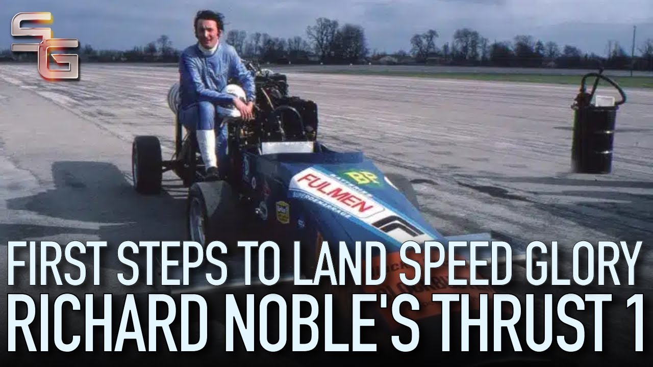 Richard Noble's Thrust 1 - First Steps to Land Speed Glory - YouTube