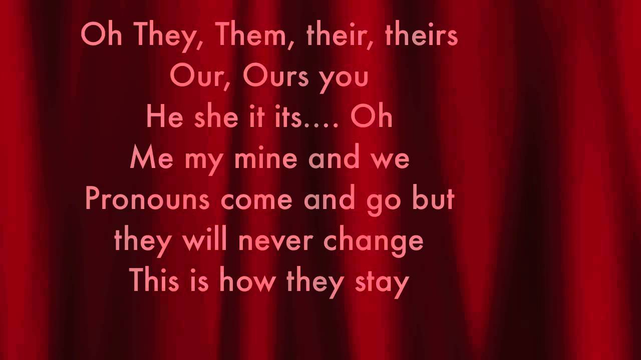 personal pronouns song - YouTube