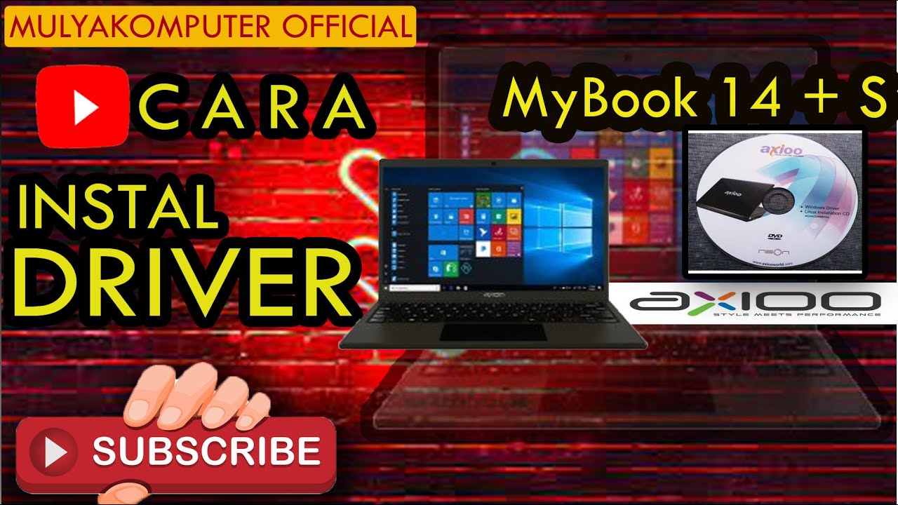 CARA INSTAL DRIVER AXIO MYBOOK 14 - YouTube