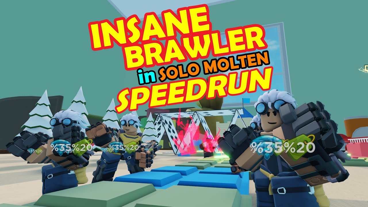 tds brawler tower in Speedrun Molten - Tower Defense Simulator Roblox ...