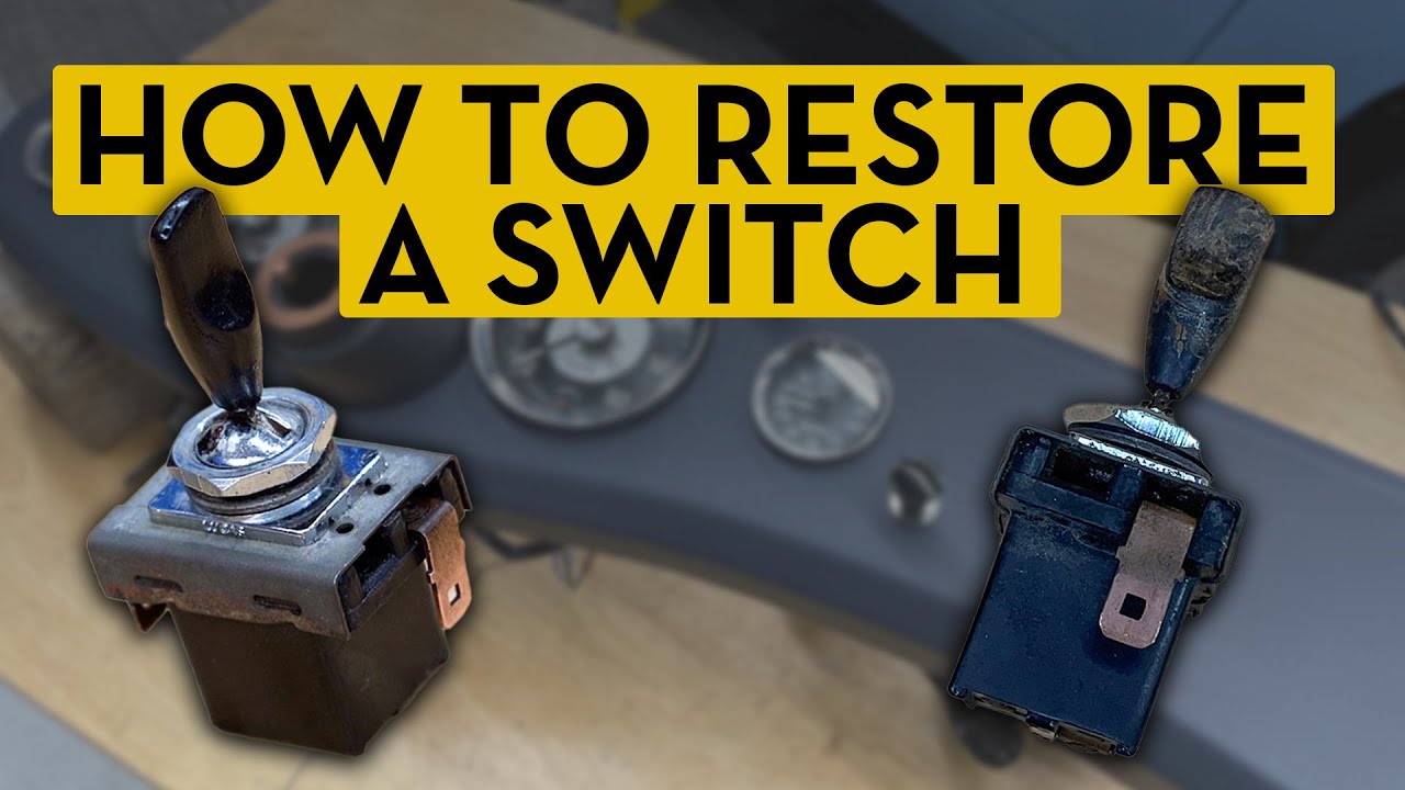 How to Easily Restore an Automotive Switch - YouTube