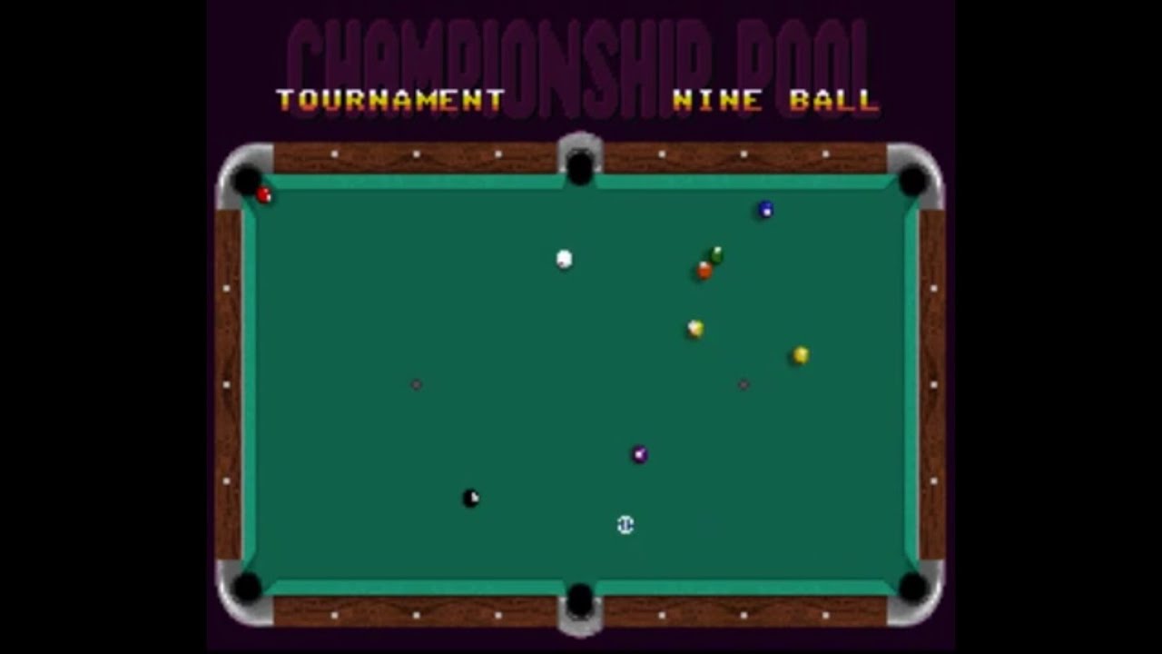 Championship Pool - SNES - YouTube