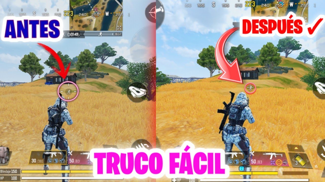 Como hacer LA MIRA DE TUS ARMAS MAS PEQUEÑA en Call Of Duty Mobile BR ...