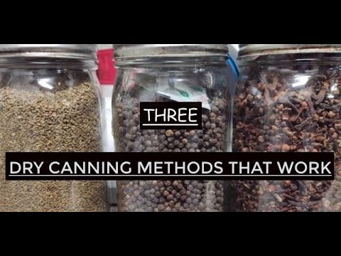 YOUR DRY FOODS CAN LAST UP TO 25 YEARS IF PROPERLY PACKAGED; THIS WORKS ...