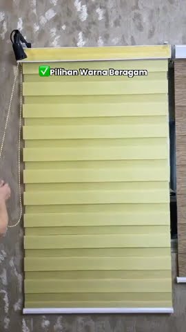 SHARP POINT BALI - Zebra Blinds manul System Fabric Dimout - YouTube