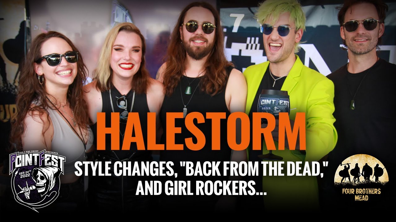 HALESTORM on change, style, "Back From The Dead" and girl rockers... [POINTFEST 2022] - YouTube