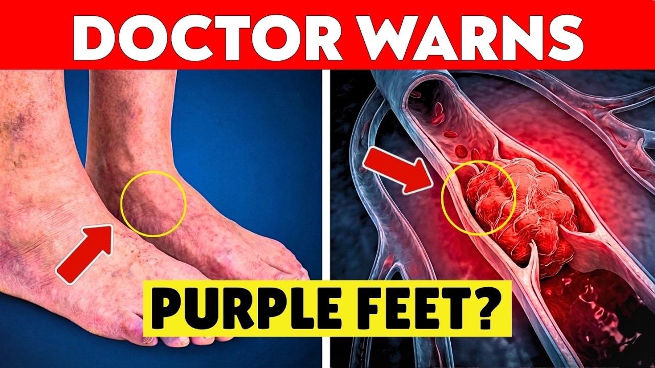 Doctor WARNS: Purple Feet Mean Blood Clots Are Forming (Don't Ignore ...
