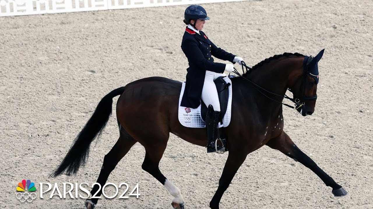 Equestrian's individual dressage, day one: Best performances from the ...