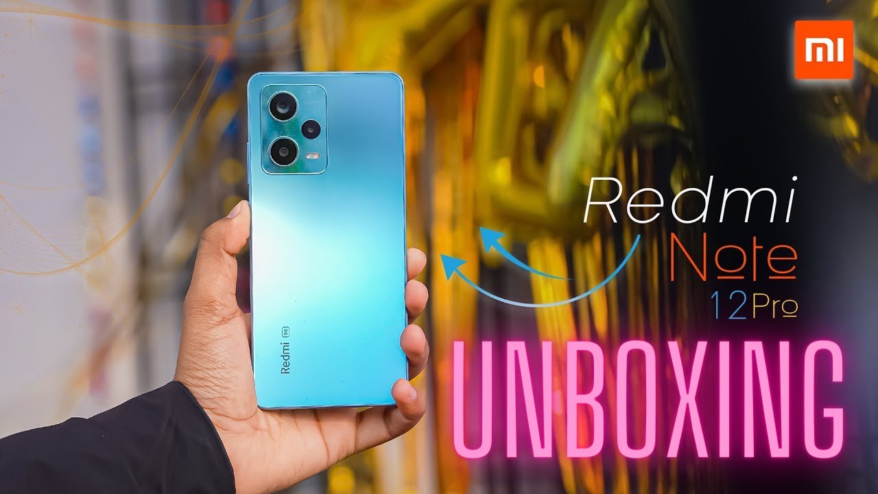 Redmi Note 12 Pro 5G Unboxing & First Impressions⚡Note Series Is Lit🔥 ...