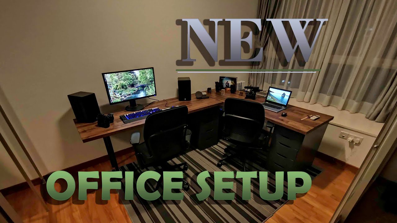Setting Up Our Home Office/Video Studio - YouTube