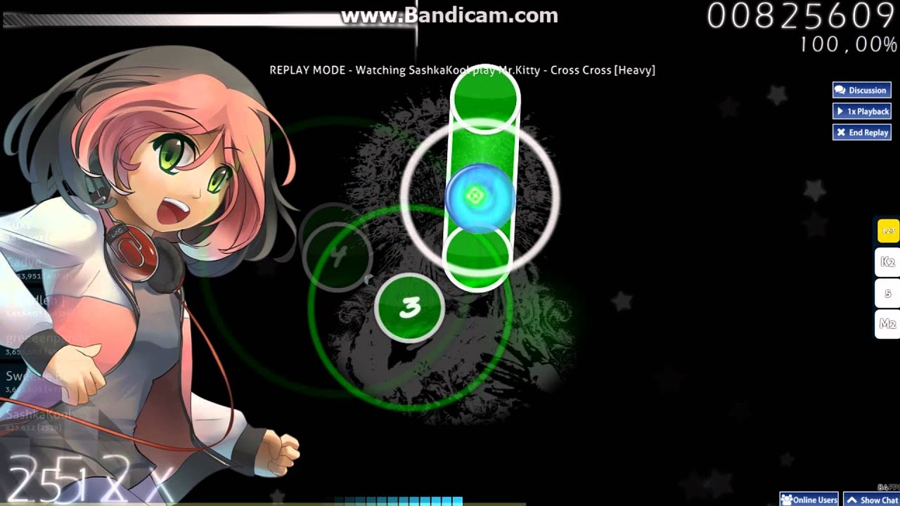 osu! Mr.Kitty - Cross Cross (-Bakari-) [Heavy] (SashkaKool's plays ...