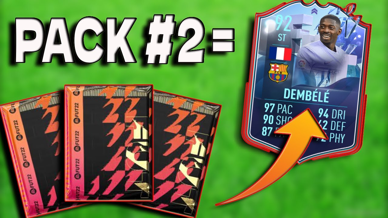 OPENING PACKS UNTIL I PACK FANTASY DEMBELE FIFA 22.EXE - YouTube