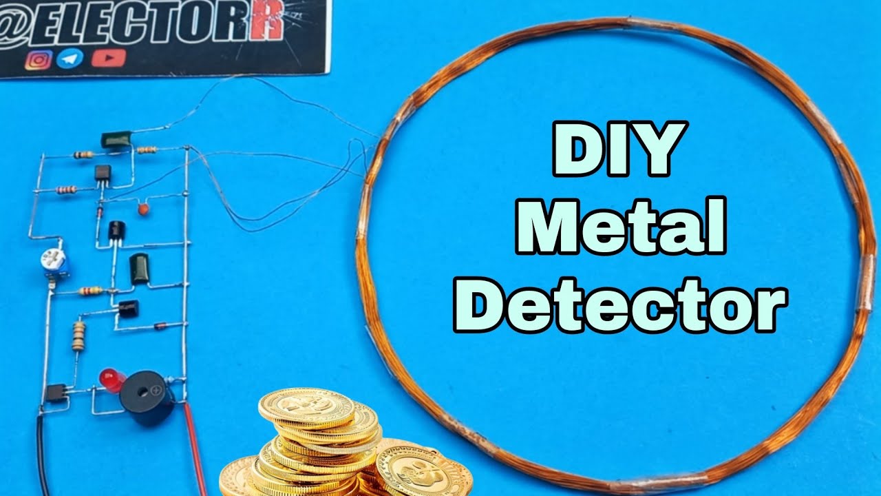 diy metal detector | How to build a metal detector - YouTube