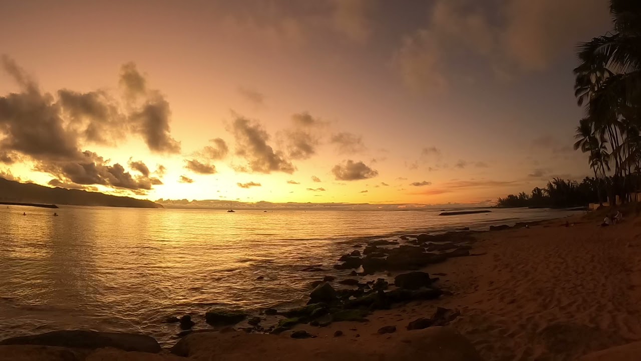 Puena point sunset time lapse. - YouTube