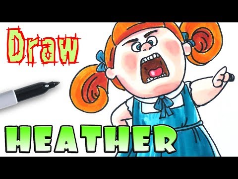 How to Draw Heather | Nut Job 2 Movie Character
