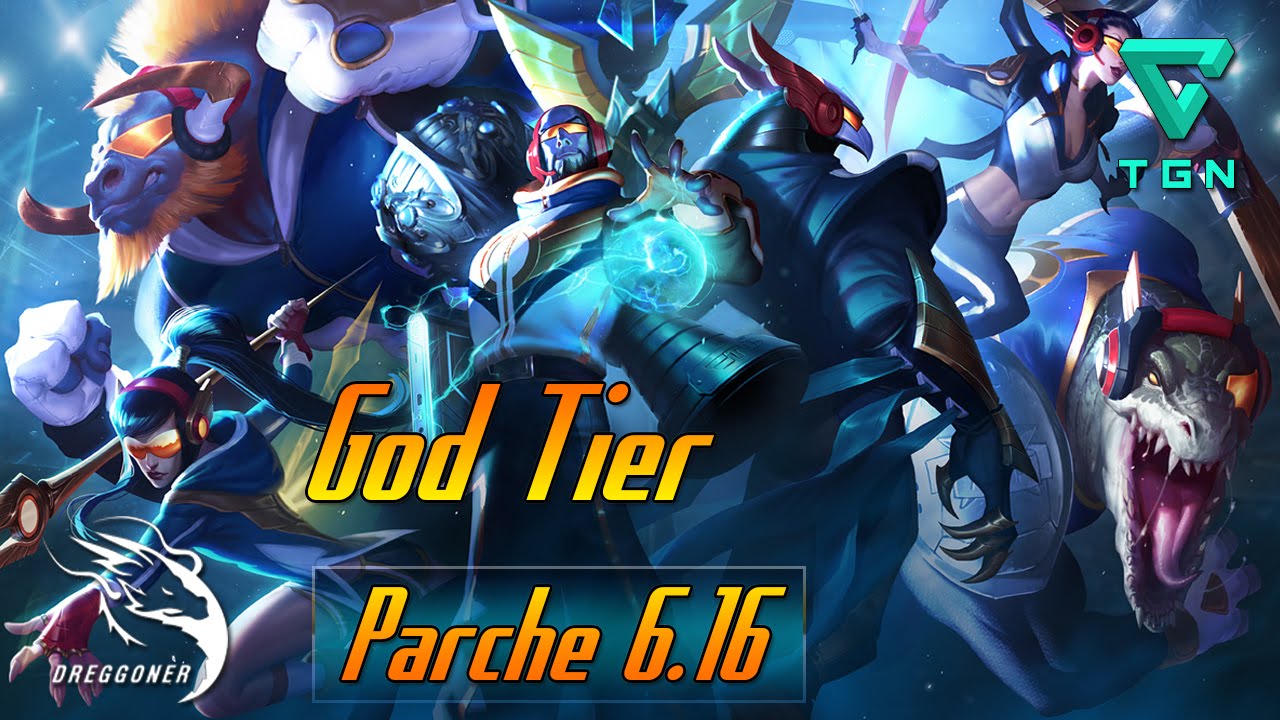 GUÍA | GOD TIER | LEAGUE OF LEGENDS | PARCHE 6.16 - YouTube