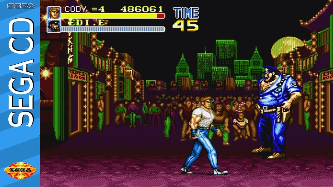 FINAL FIGHT Sega CD Gameplay #3 - YouTube
