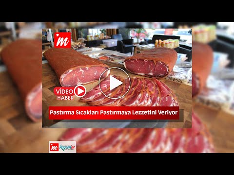 Pastırma Sıcakları Pastırmaya Lezzetini Veriyor
