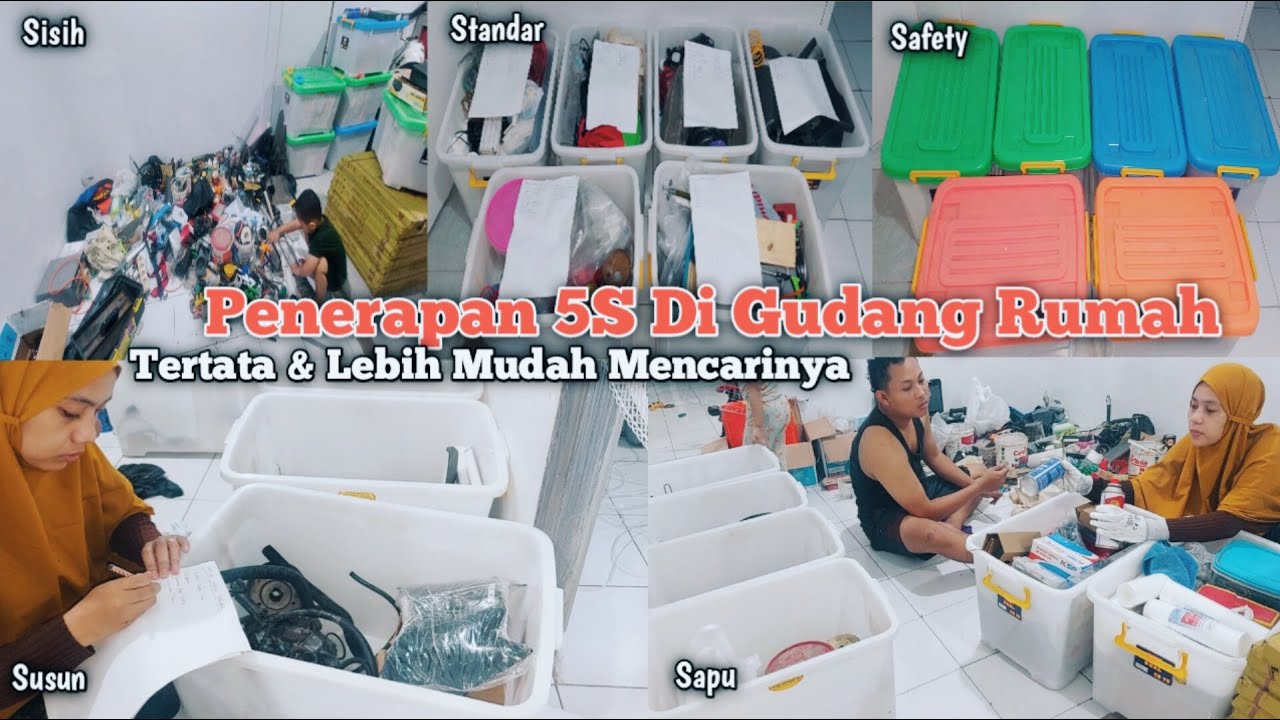 TIPS MENATA GUDANG SUPAYA LEBIH RAPI DAN EFISIEN || MERAPIKAN BARANG ...