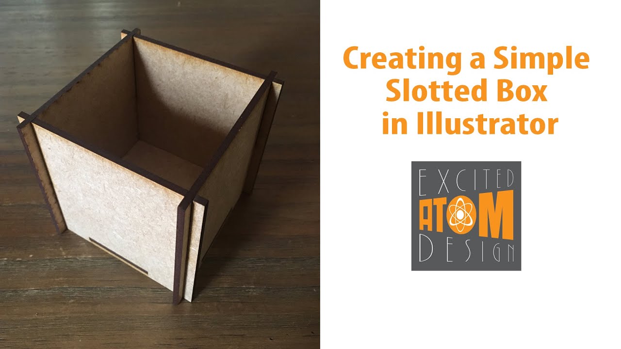 Illustrator SVG Tutorial: How to Create a Simple Slotted Box - YouTube