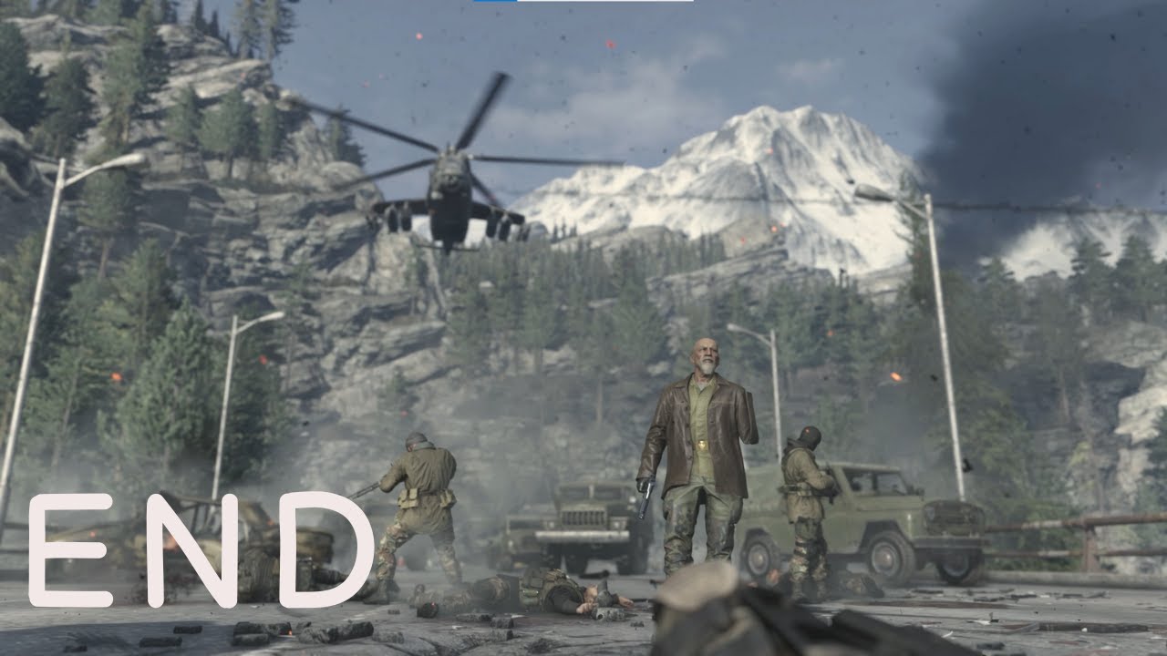 Modern Warfare Remastered "END" - YouTube