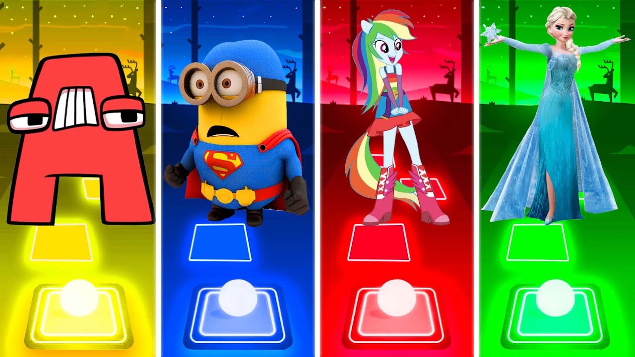 Alphabet Lore Vs Minions Superman Vs My Little Pony Rainbow Dash Vs Let ...