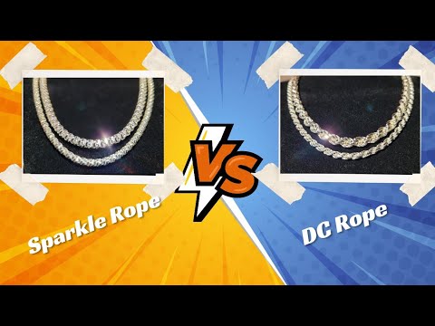 Silver Chain Shine Battle: HarlemBling's Sparkle Rope Chain vs. Their ...