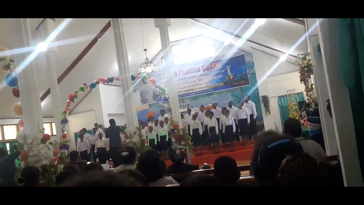 Kobaus mios Numfor,Paduan suara Jemaat Bait-El Yenburwo... Cpt. Pdt ...