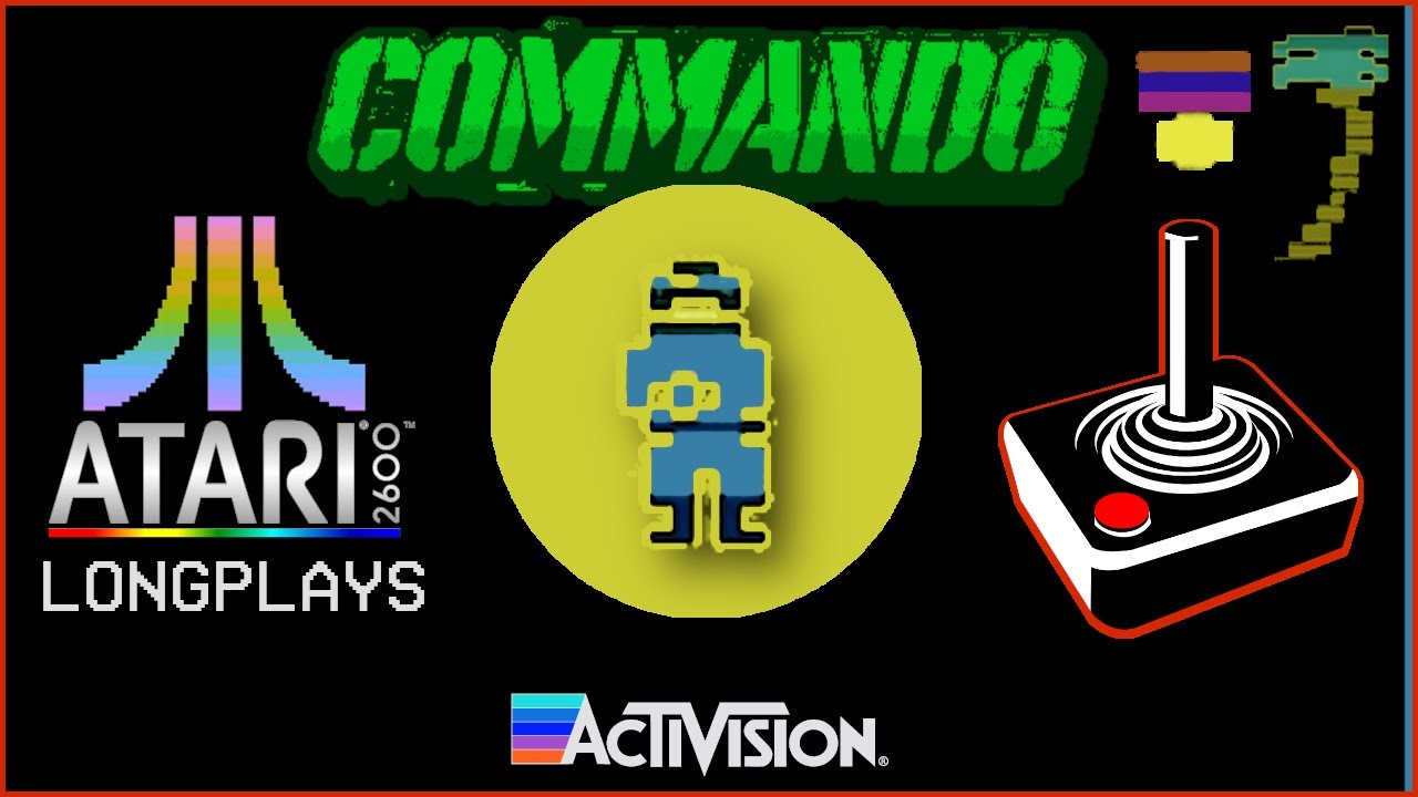 Atari Longplays: Commando (1989) Atari 2600 (Activision) - YouTube