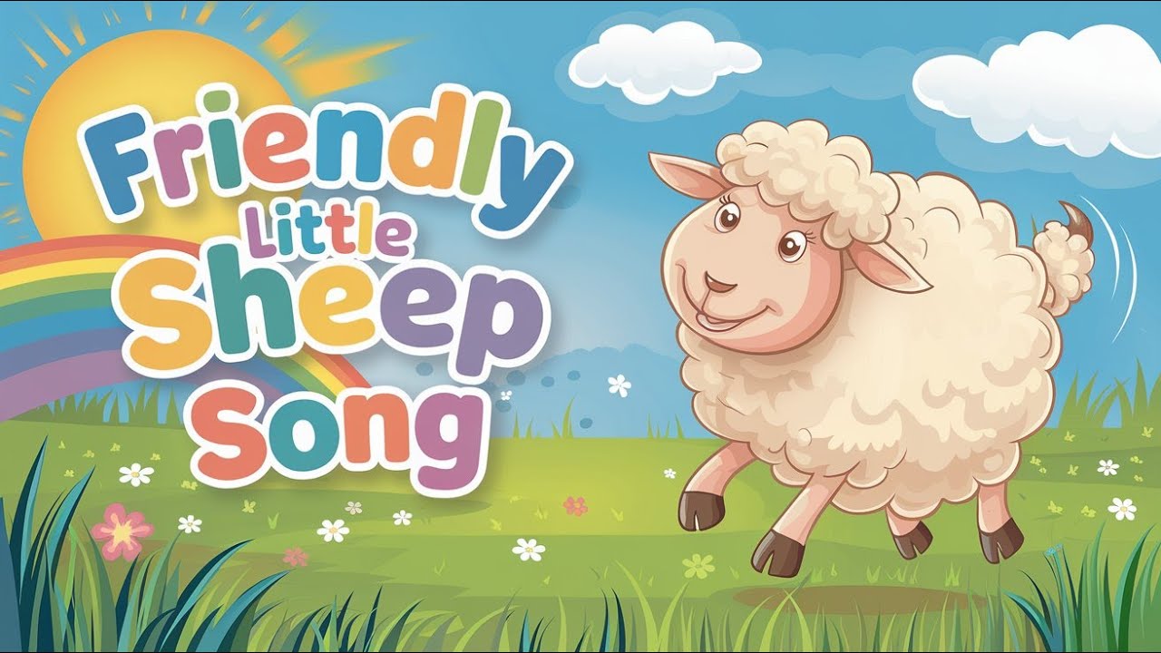Friendly Little Sheep Song for Kids | Fun and Educational Nursery Rhyme ...