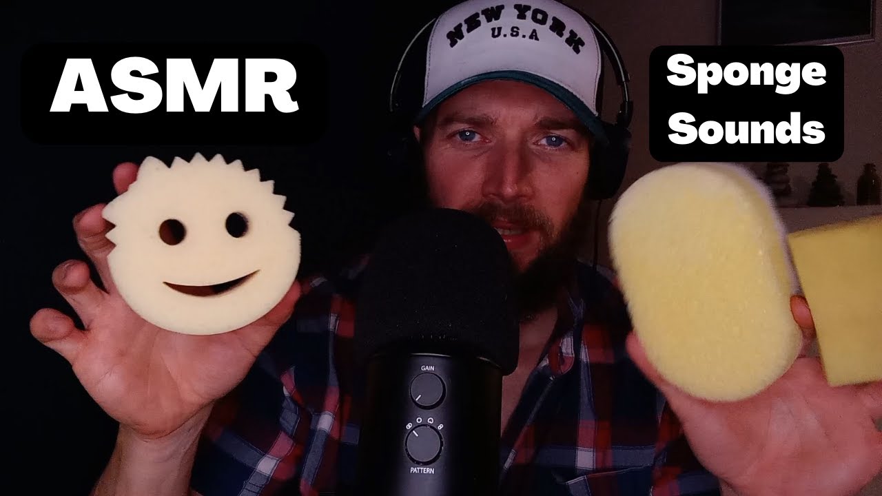 ASMR Sponge Sounds - Super Tingly - Sponge Scratching & Rubbing - YouTube