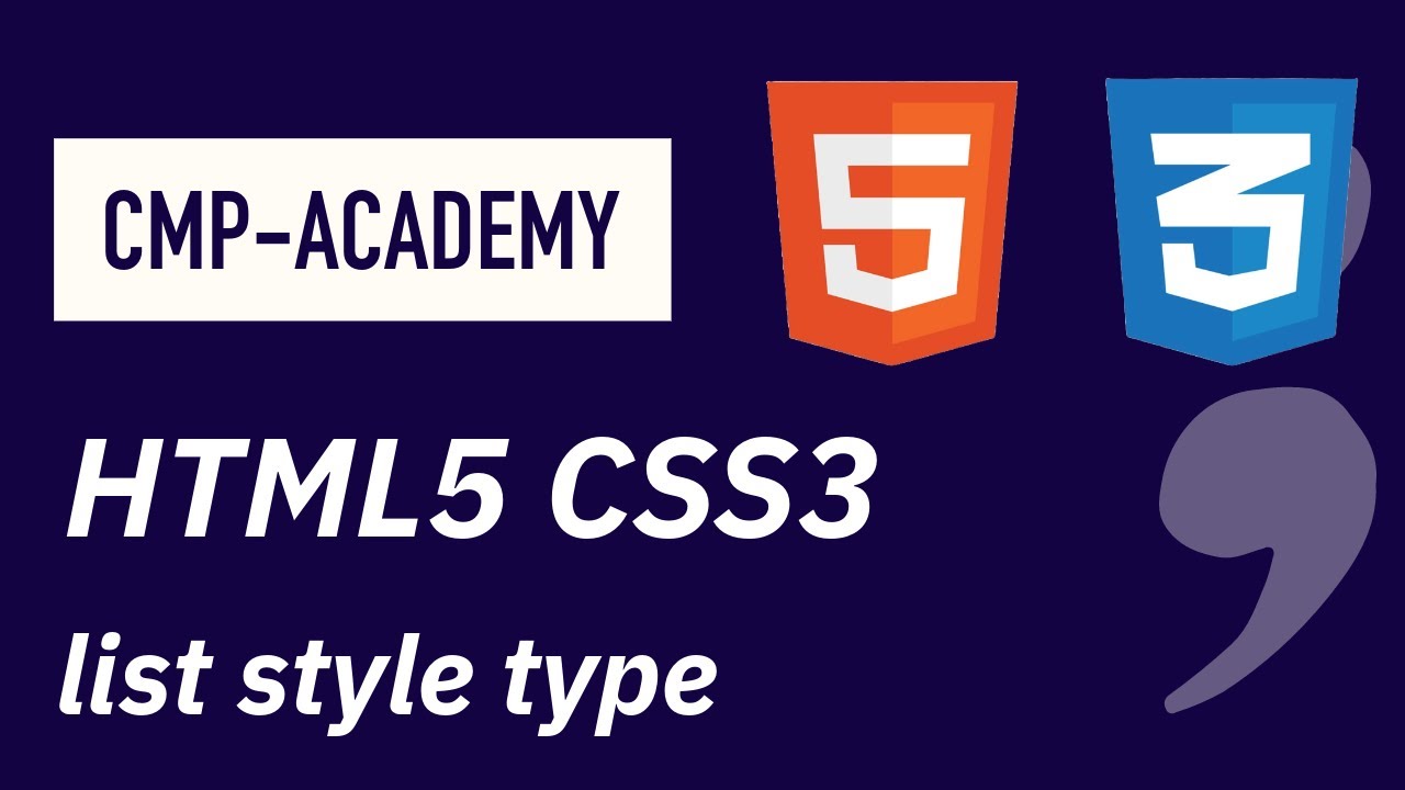 CSS3 Part 51 List Style Type YouTube css3-part-51-list-style-type-youtube