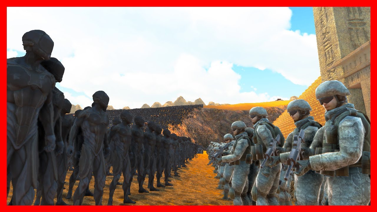 1,000 US army & K army vs 200,000 Alien Soldier | Ultimate Epic Battle ...